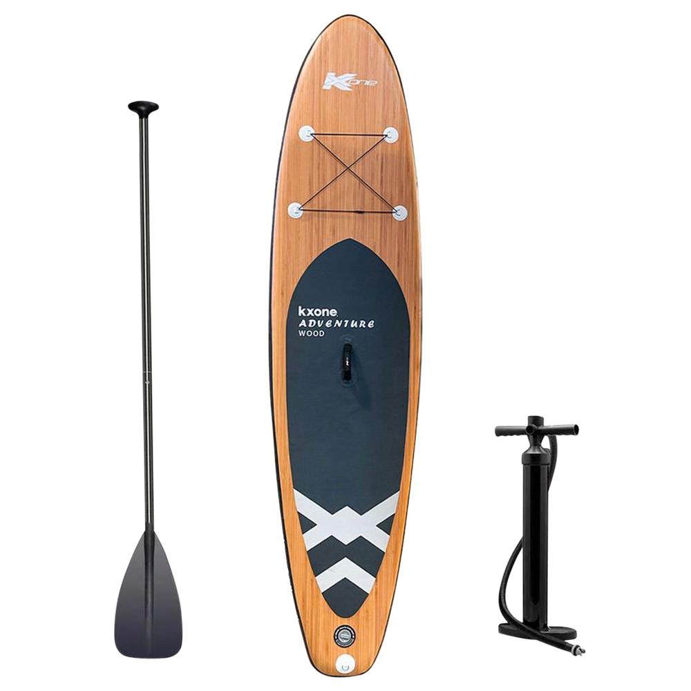 KXONE - Adventure Wood Inflatable Paddleboard Kit