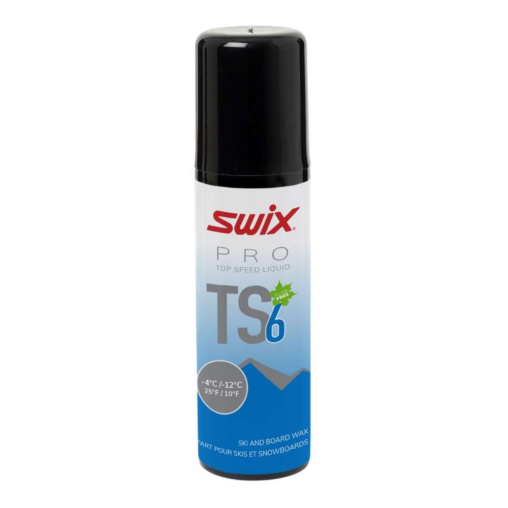 Swix TS6 Liquid Blue Wax, -4C/-12C, 50mL