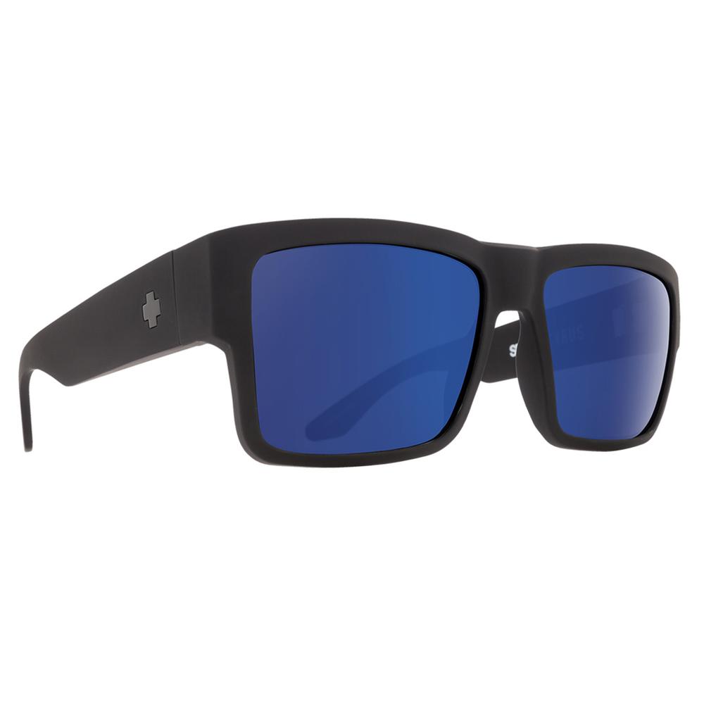 Spy Cyrus Sunglasses Soft Matte Black / Happy Bronze Spectra Blue