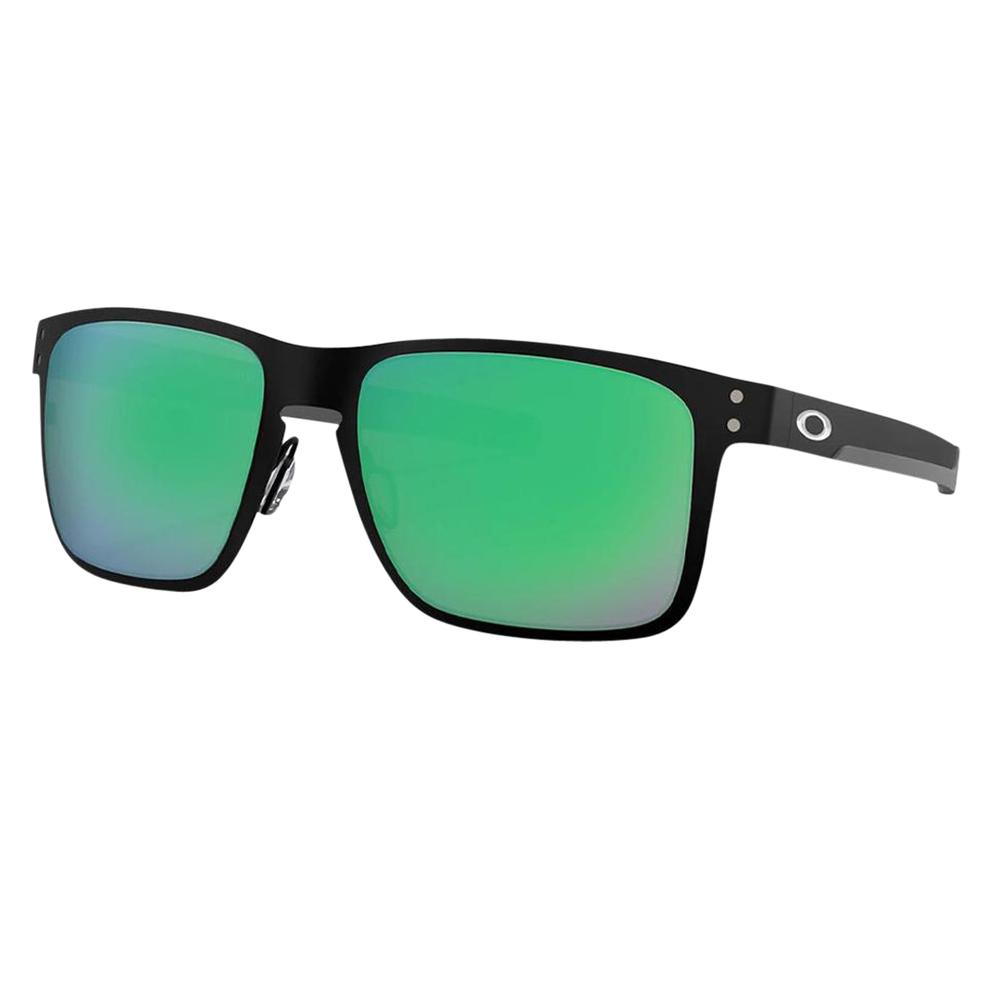 Oakley Holbrook Matte Black/Jade Iridium | Sunglasses