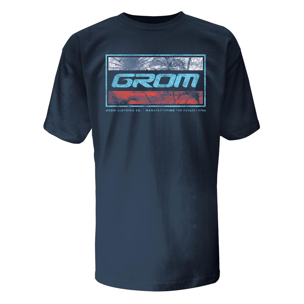 Grom Boys' Box Grom Short Sleeve Tee