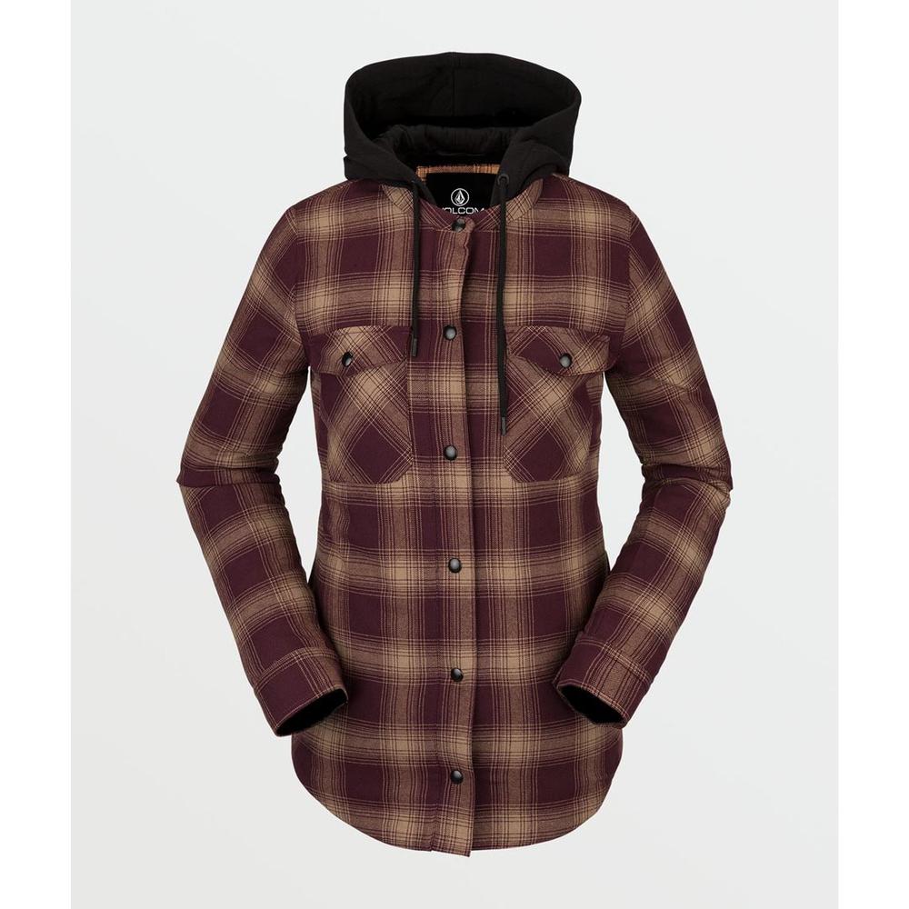 Volcom Hooded Flannel | Women's Jackets