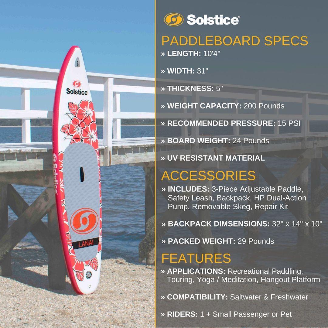 Solstice iSUP 10'4"Lanai | Inflatable Paddle Boards