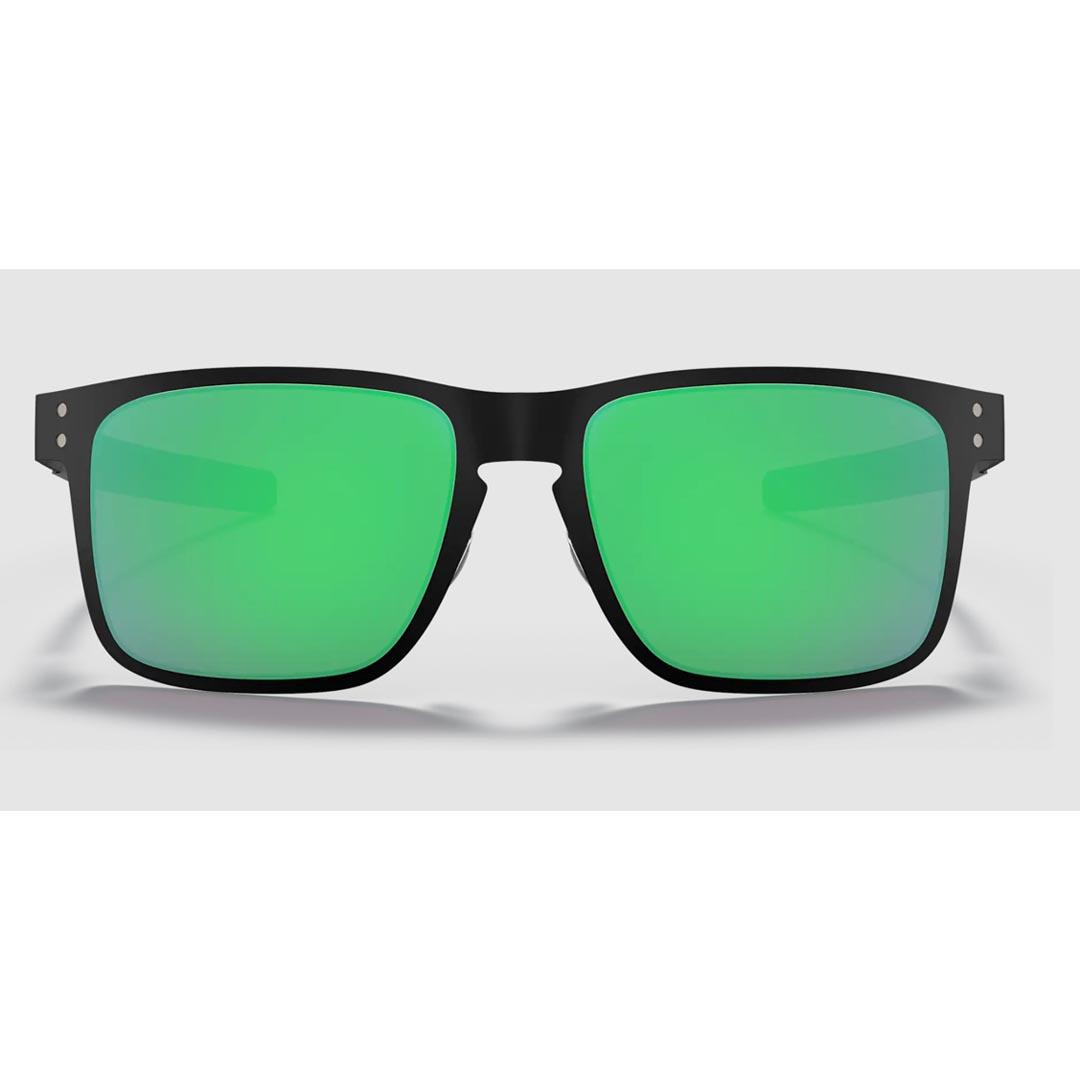 Oakley Holbrook Matte Black/Jade Iridium | Sunglasses