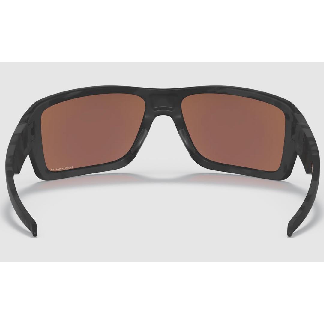 Oakley Double Edge Matte Black Camo/Prizm Deep Water | Polarized Sunglasses
