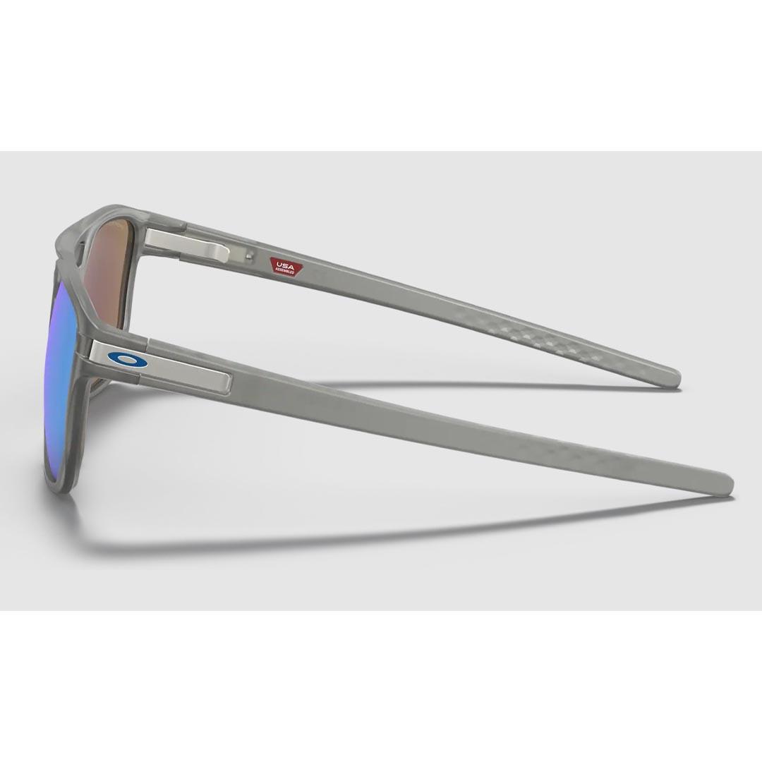 Oakley Latch Beta Matte Grey Ink/Prizm Sapphire | Polarized Sunglasses